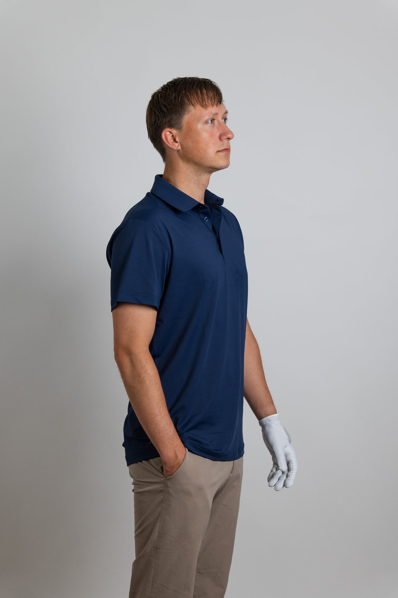 Clean Cut Polo Navy Blå – TAKT & TONE Golf